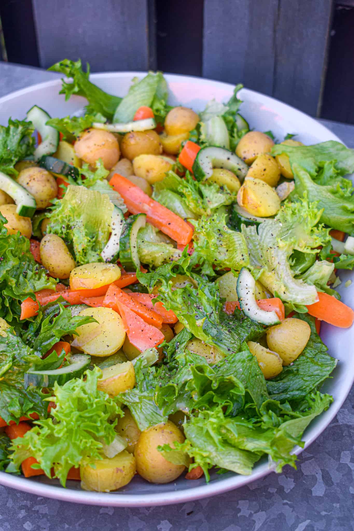 Nem kartoffelsalat med vinaigrette dressing - Emma Olsen