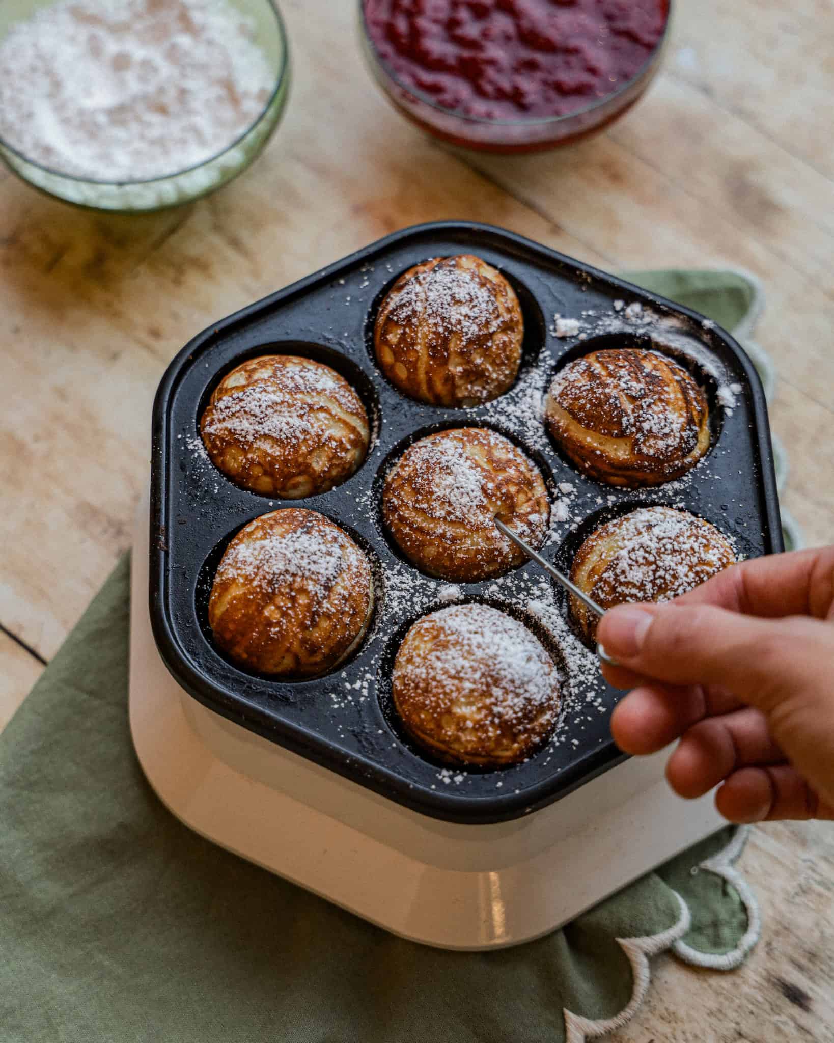 Hjemmelavet æbleskiver med kærnemælk - gammeldags opskrift