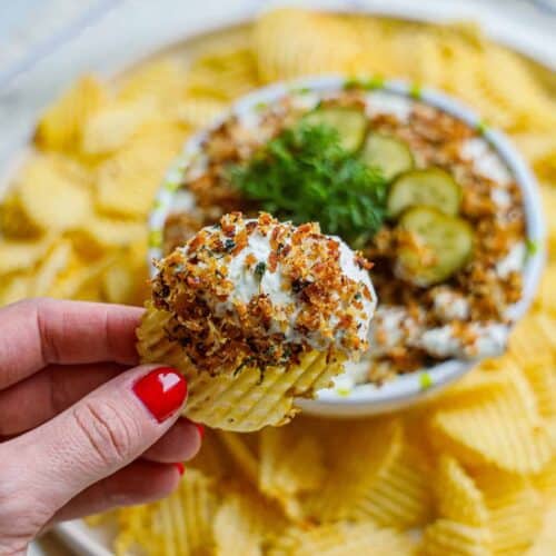 Fried Pickle Dip - den lækreste dip