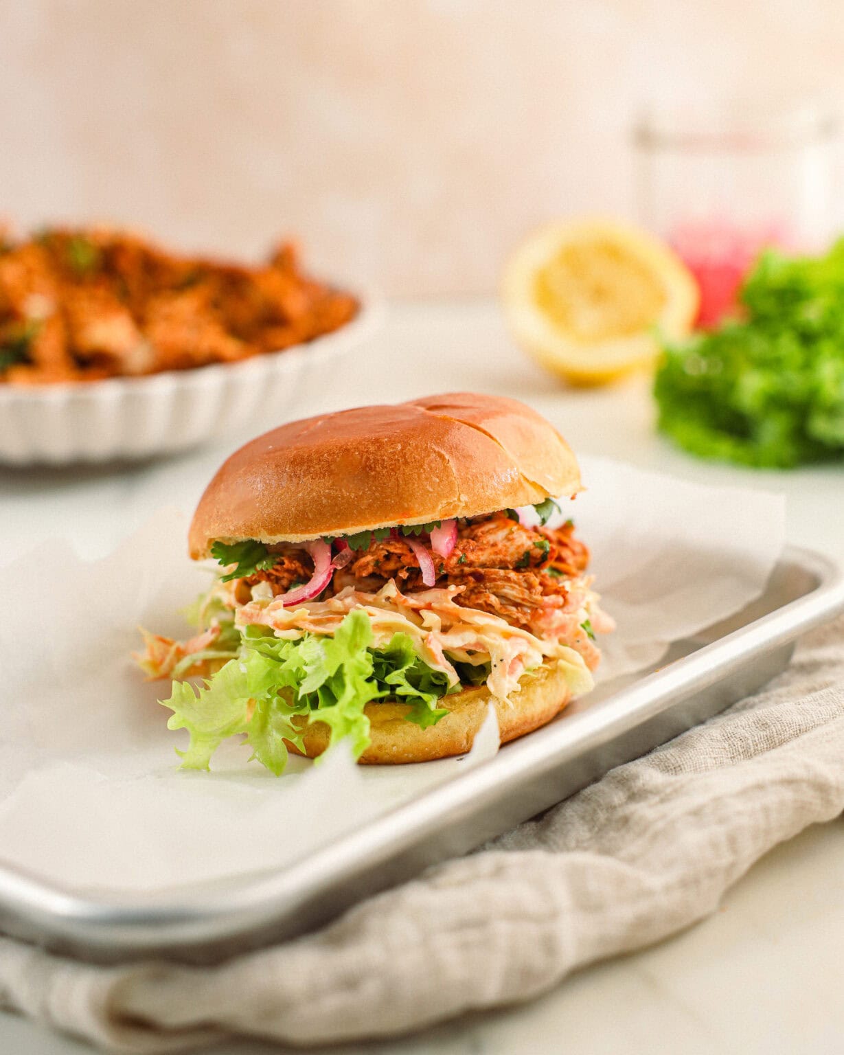 Pulled chicken – nem og saftig pulled kylling